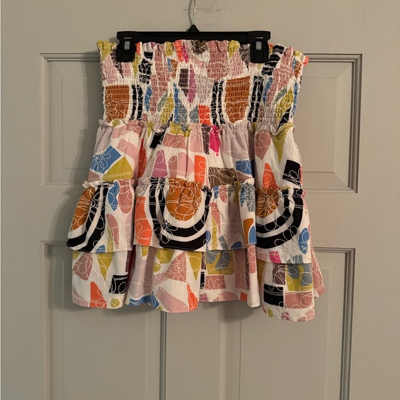 Joy Joy | Skirts | Joy Joy Pink And Black Mini Skort | Poshmark